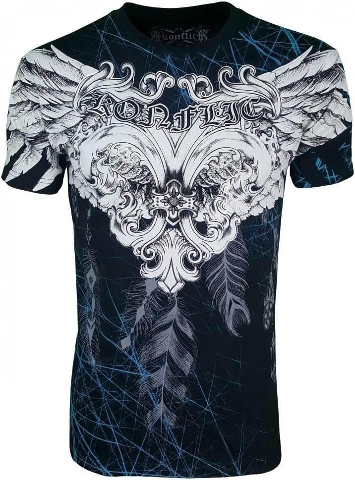 Konflic Gothic Heart Design – MMA T-Shirt for Fighters & Fans